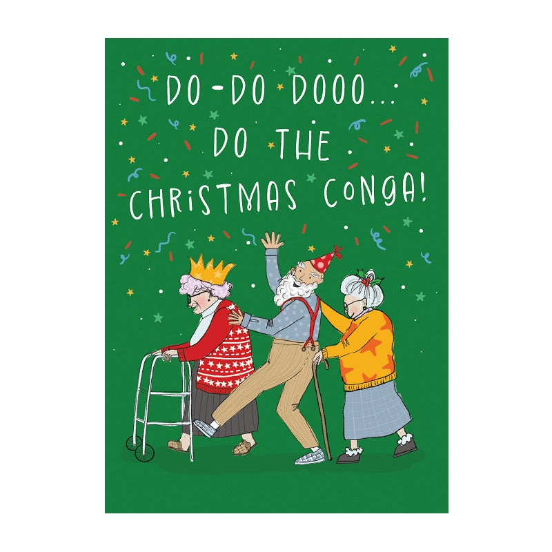 Conga Christmas Card – Marie Curie Online Shop