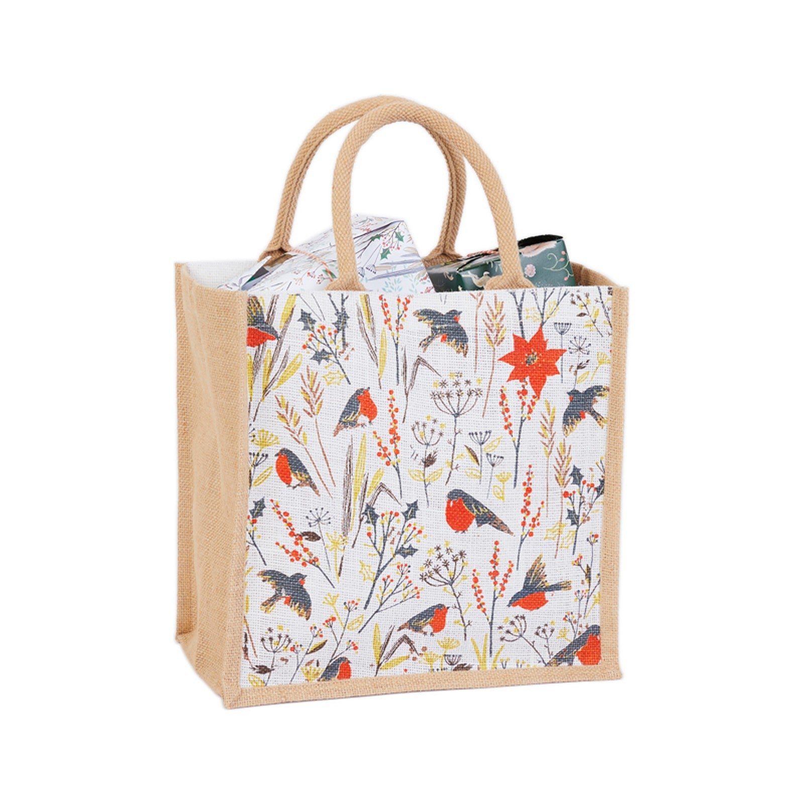 Robins Print Jute Gift Bag – Marie Curie Online Shop