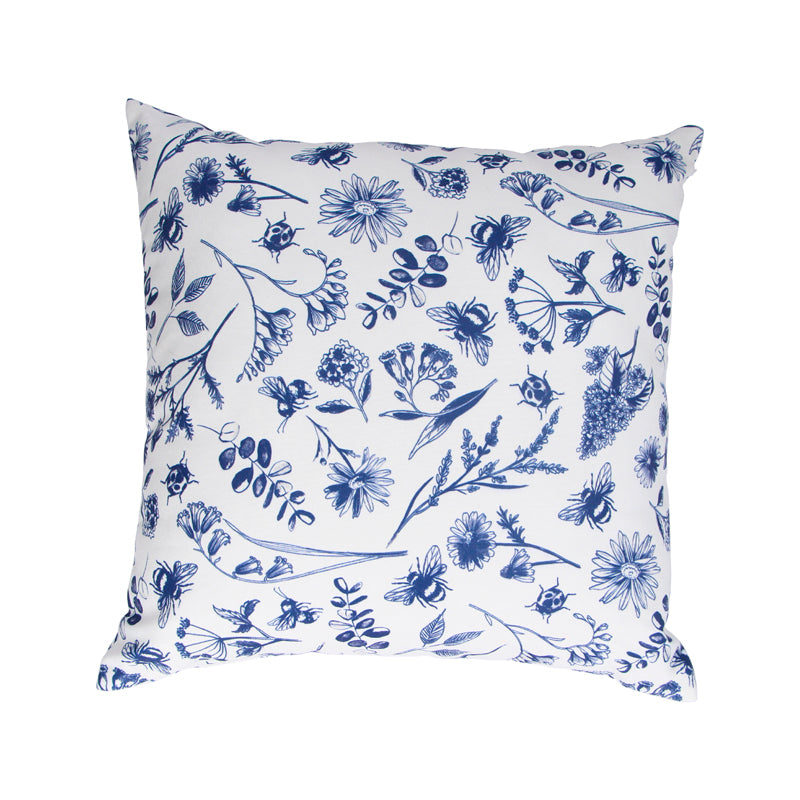 Blue Meadow Cushion – Marie Curie Online Shop