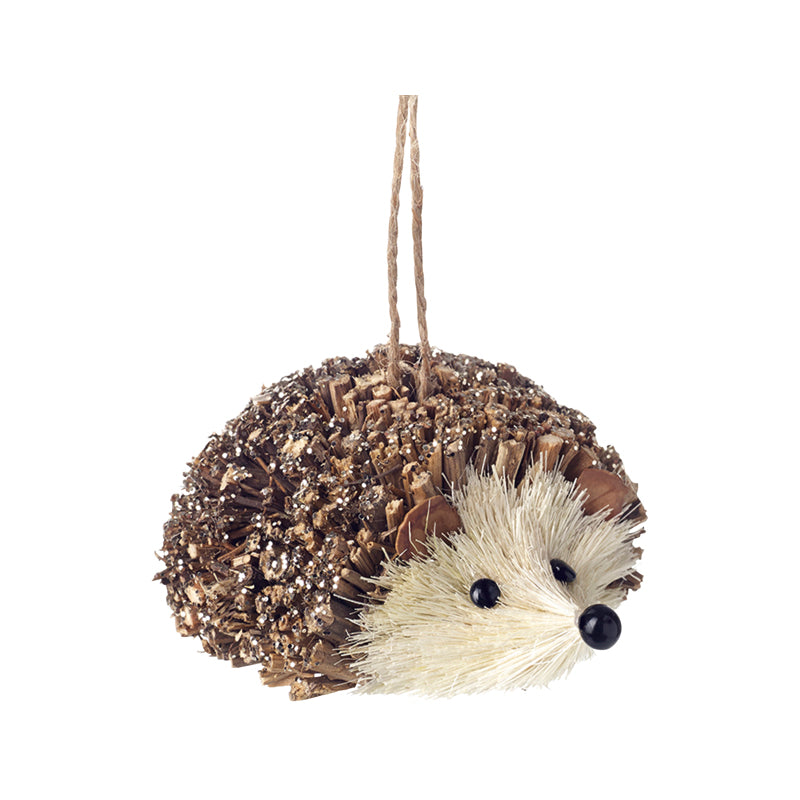 Rustic Hedgehog Tree Decoration – Marie Curie Online Shop