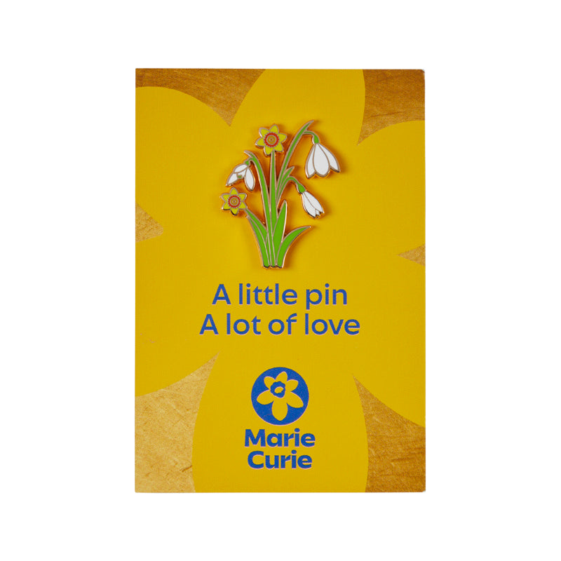 Marie Curie Snowdrops Pin – Marie Curie Online Shop