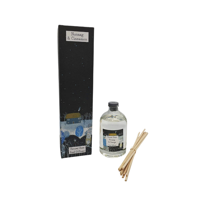 Heaven Scent Winter Owl Reed Diffuser (Nutmeg, Orange and Cinnamon ...