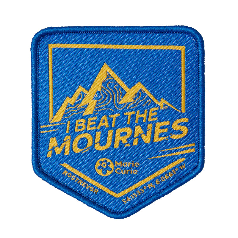 Beat the Trails Woven Patch - Mountains of Mournes – Marie Curie Online ...