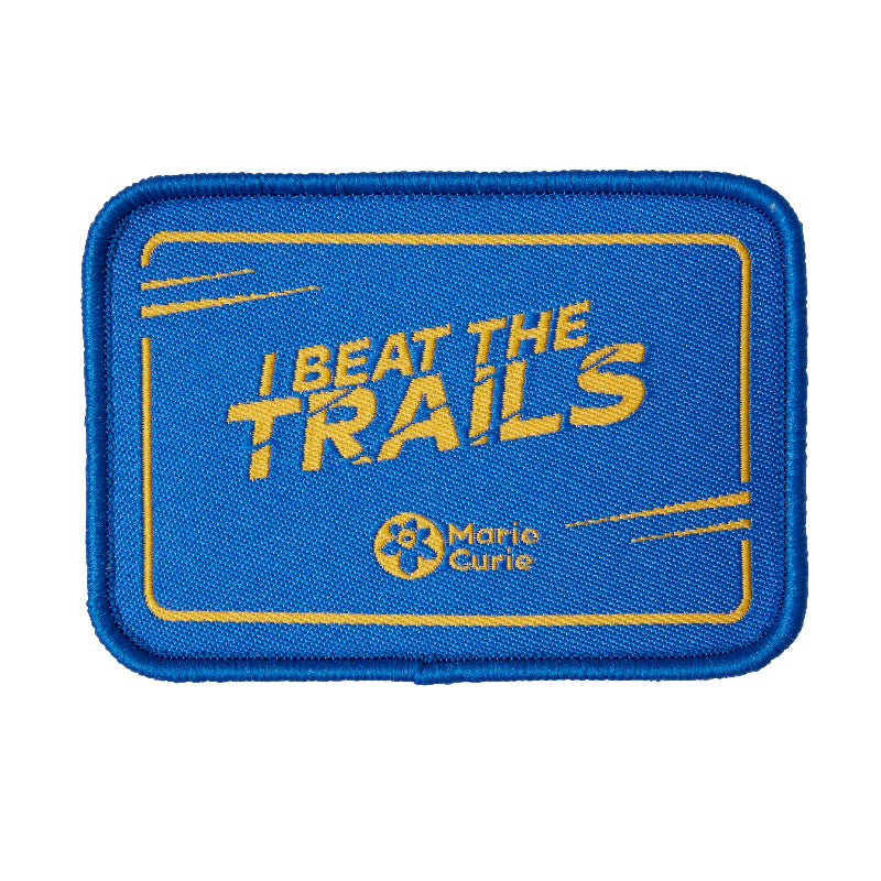 Beat the Trails Woven Patch – Marie Curie Online Shop