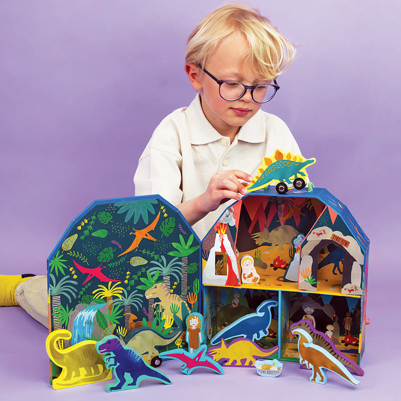 Wooden Dinosaur Play Box – Marie Curie Online Shop