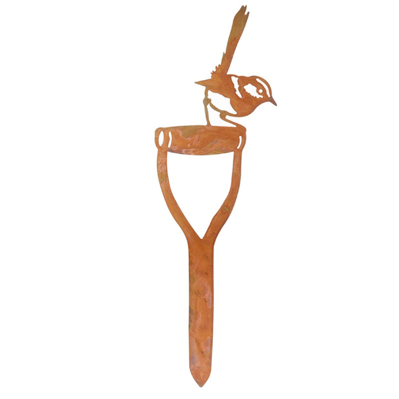Bird on a Spade - Metal Garden Spike – Marie Curie Online Shop