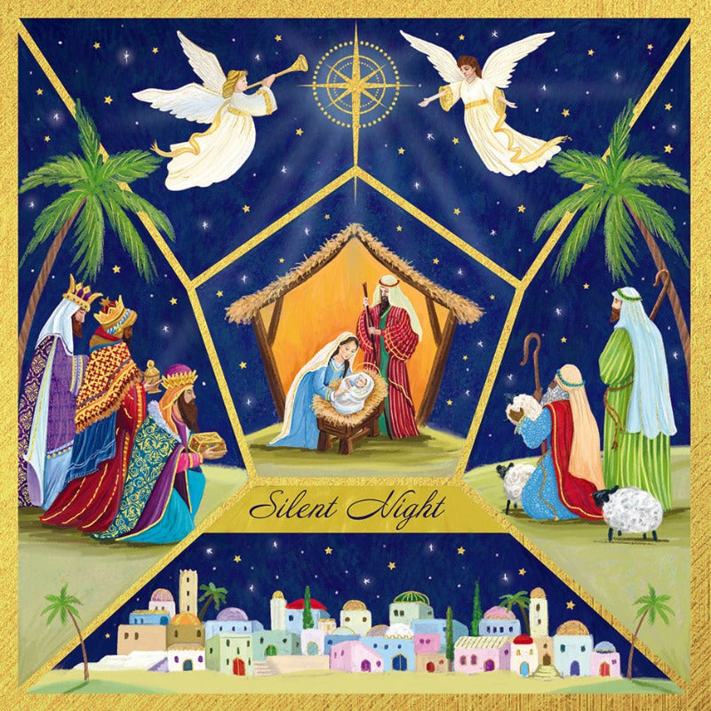 Silent Night, Holy Night Christmas Cards - 10 Pack – Marie Curie Online ...