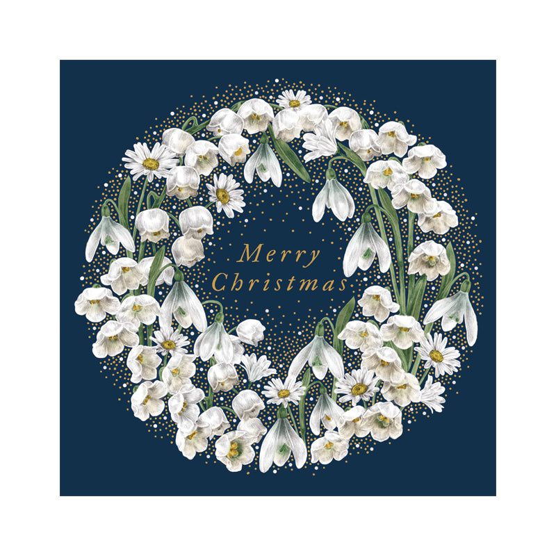 Snowdrop Wreath Christmas Cards - 10 Pack – Marie Curie Online Shop